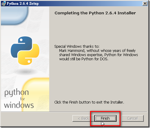 阿莫的學習旅程: GAE+Python+PyAMF+Flex入門（一）：安裝Python